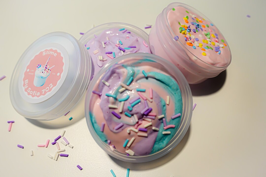 Slime Party Favors without Wrapping Slime Shop Birthday Party Favor ...