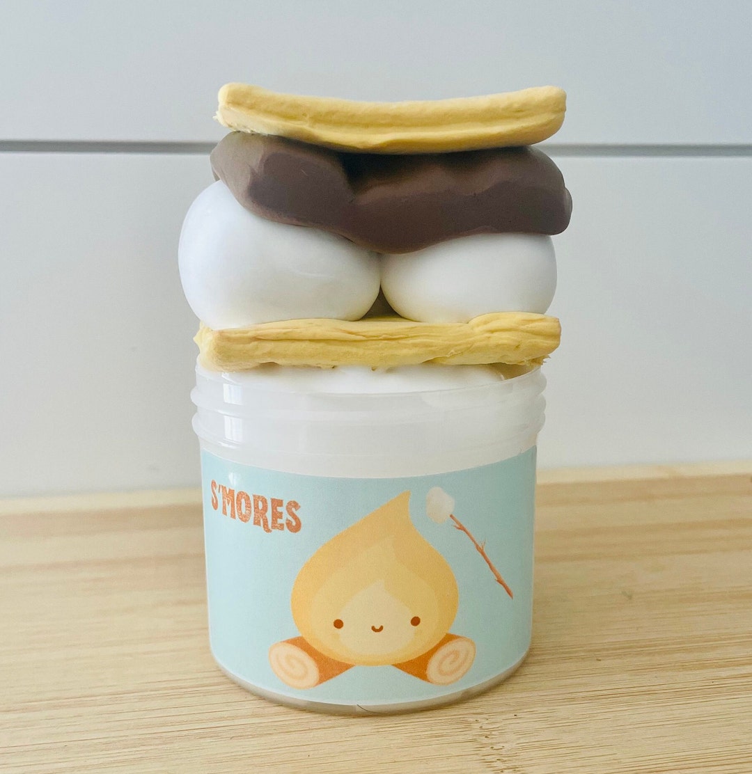 S'mores DIY Slime Fluffy Slime Clay Slime Scented Slime Fall Autumn ...