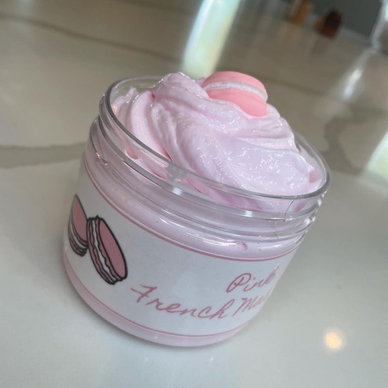 Slime Pink French Macaron Butter Slime Shop Scented Slime - Etsy