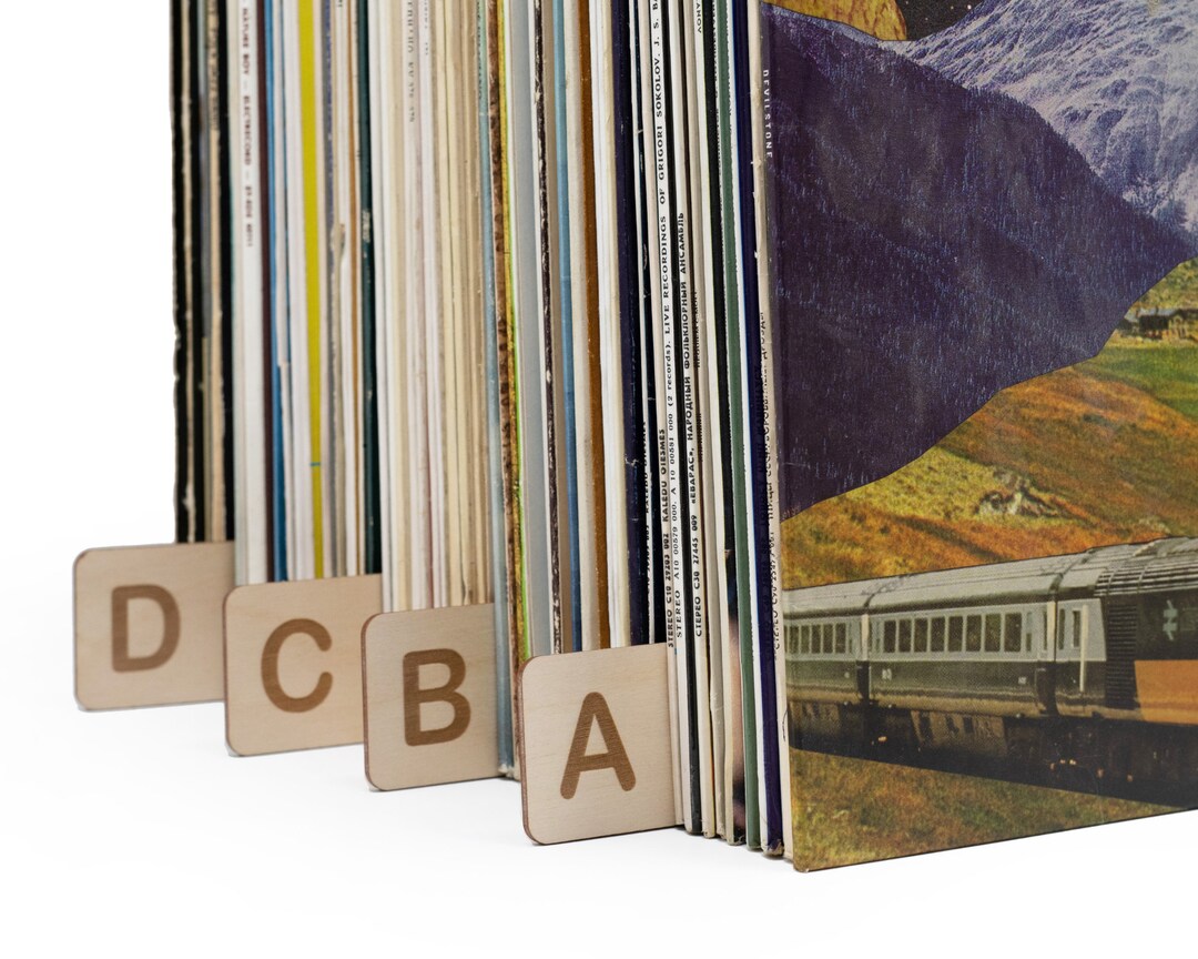 Vinyl Record Separators LP Collection Divider Alphabetic - Etsy