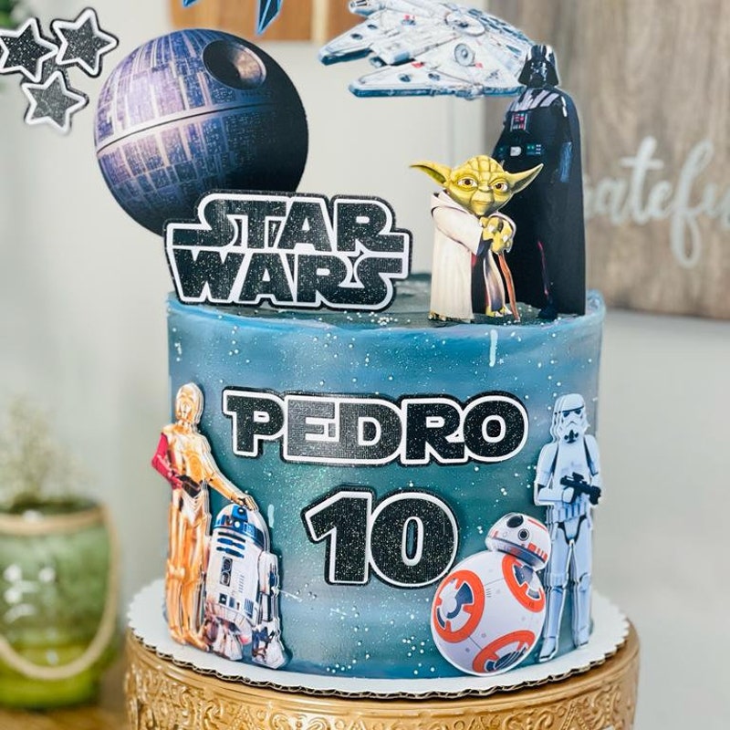 Star wars cake topper - Etsy
