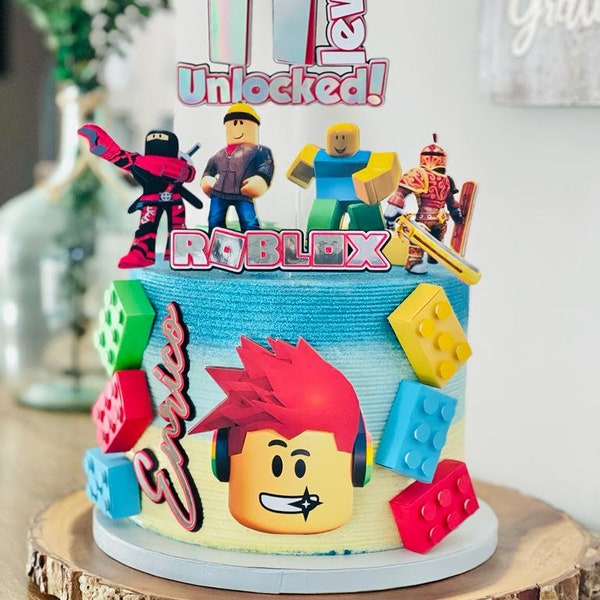 Roblox Cake Topper - Etsy