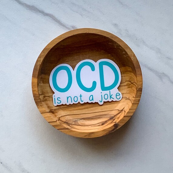 OCD is Not a Joke Sticker Mental Health Sticker Stocking | Etsy