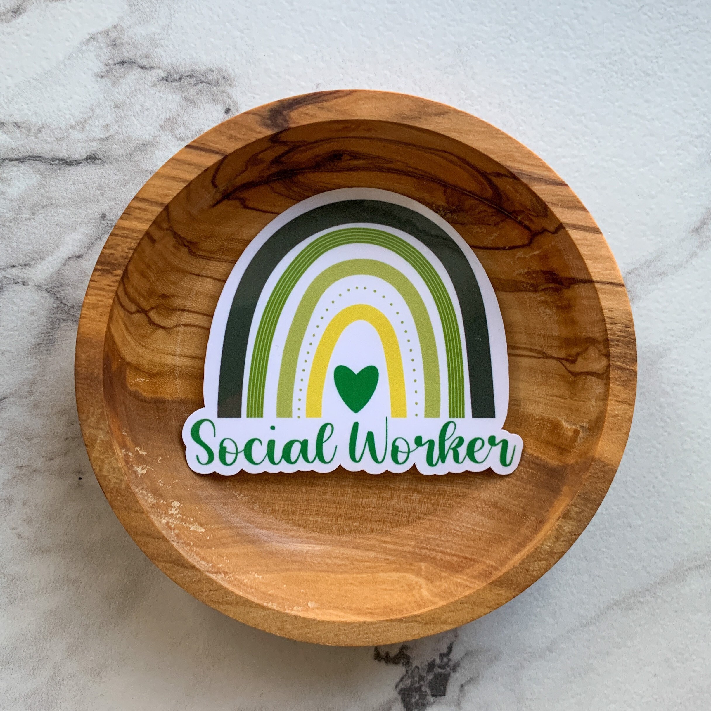 Social Worker Sticker Social Worker Rainbow Therapy Sticker | Etsy