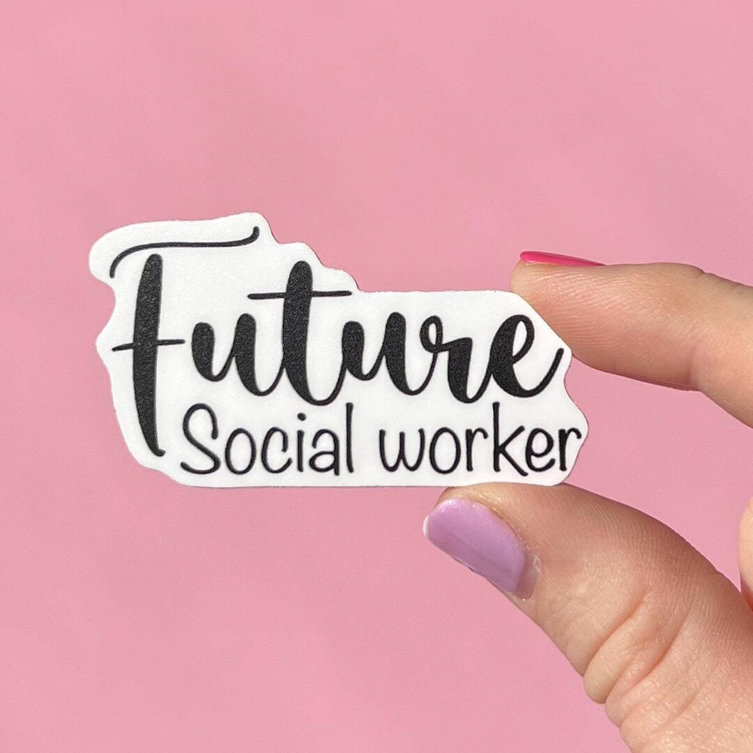 Future Social Worker Sticker, Water Proof Sticker, Mental Health, Boho ...