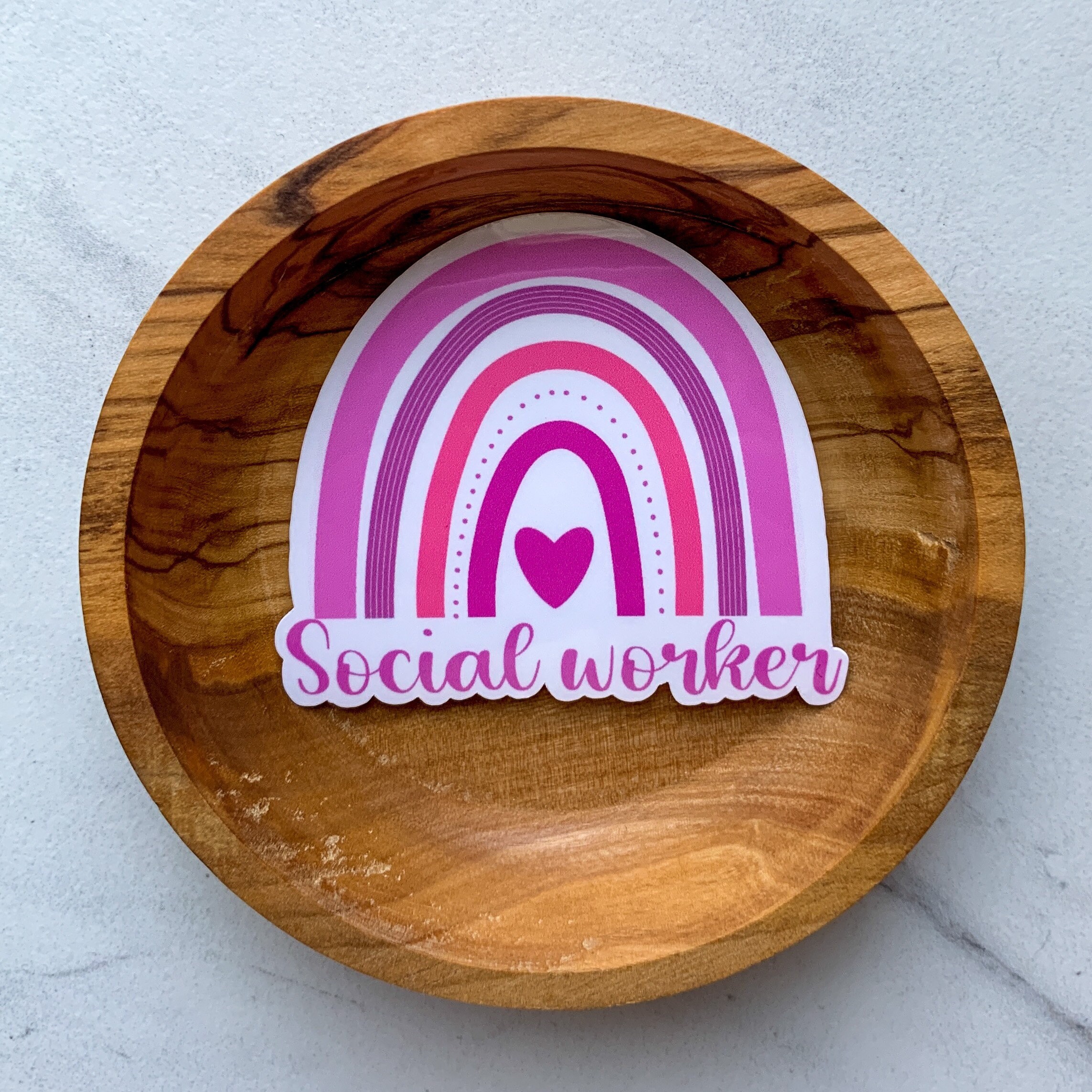 Social Worker Sticker Social Worker Rainbow Therapy Sticker | Etsy