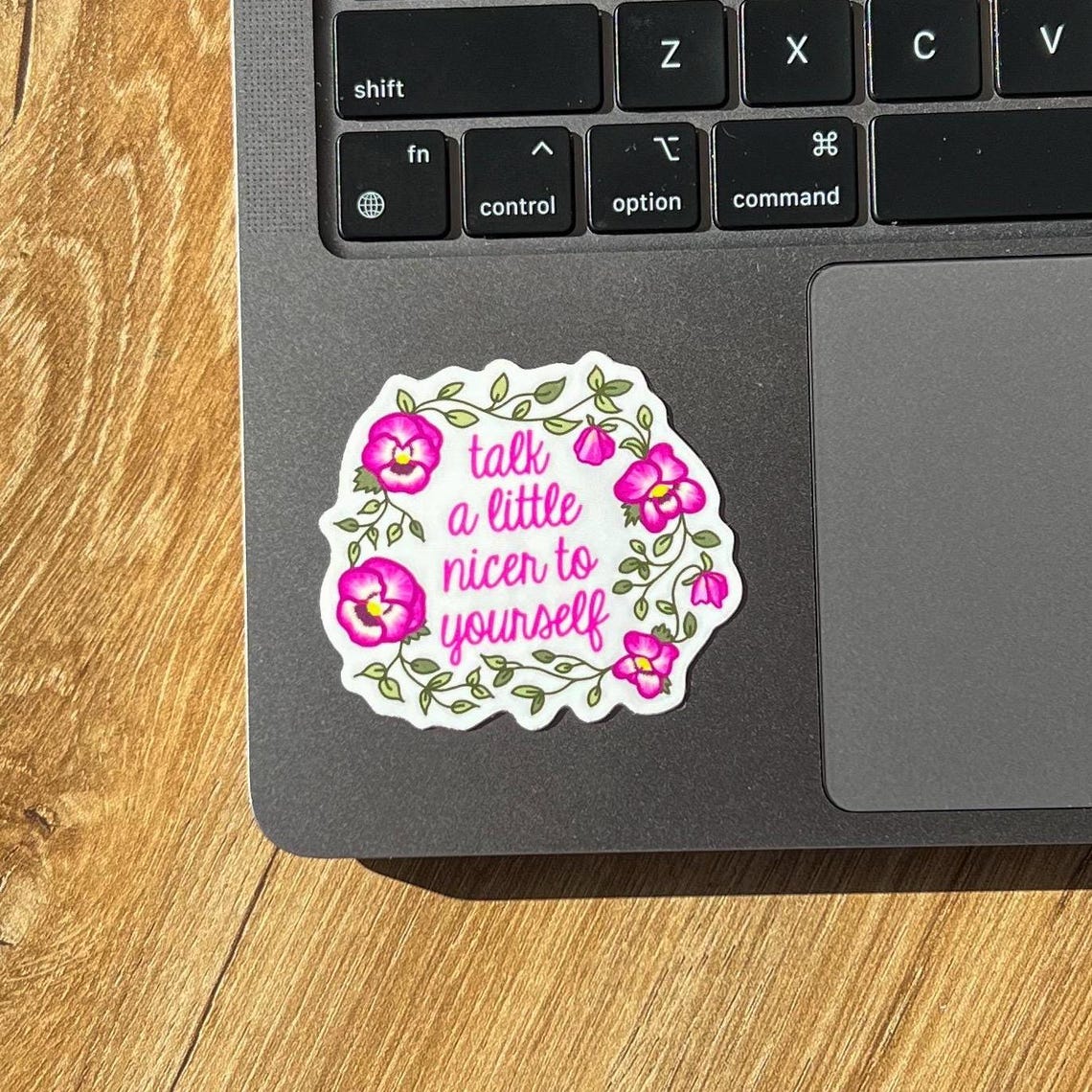Talk a Little Nicer to Yourself Sticker, Therapy Sticker, Mental Health ...