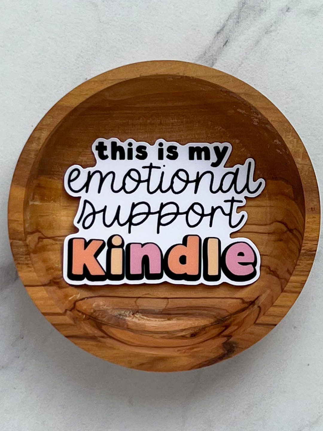Emotional Support Reading Device Sticker, Smut Sticker, Bookish Sticker ...