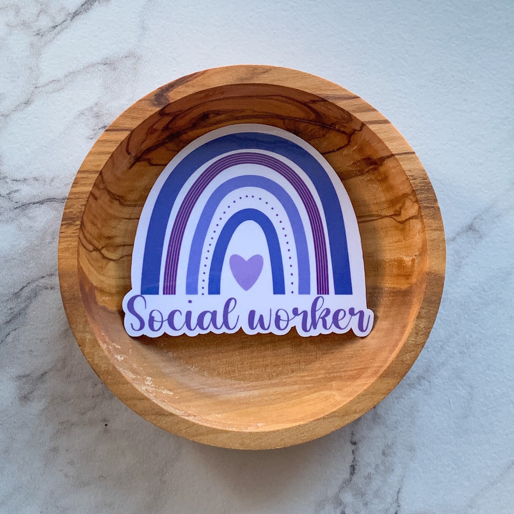 Social Worker Sticker Social Worker Rainbow Therapy Sticker | Etsy
