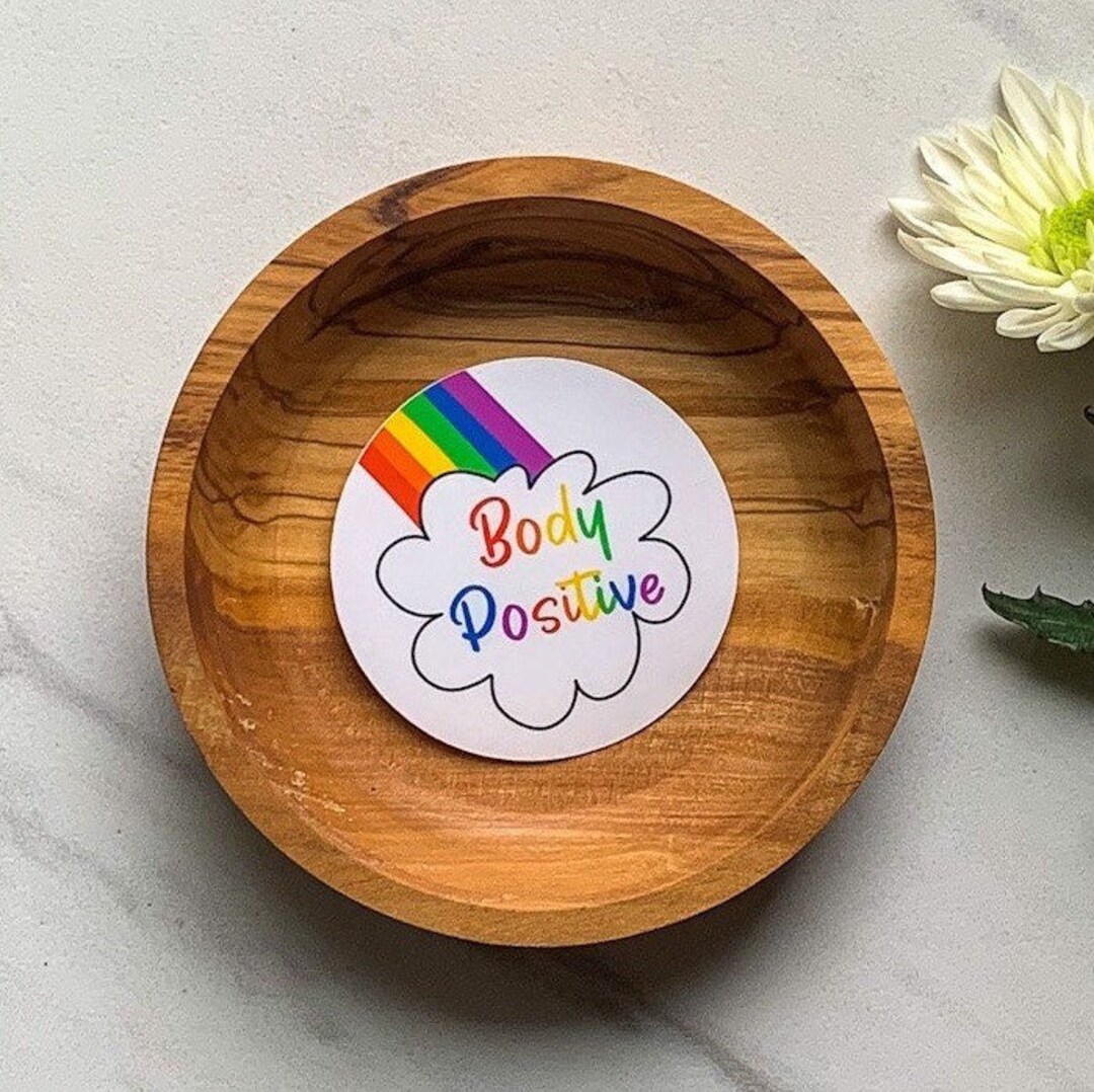 Body Positive Sticker, Eating Disorder Sticker, Healthy Body Sticker ...