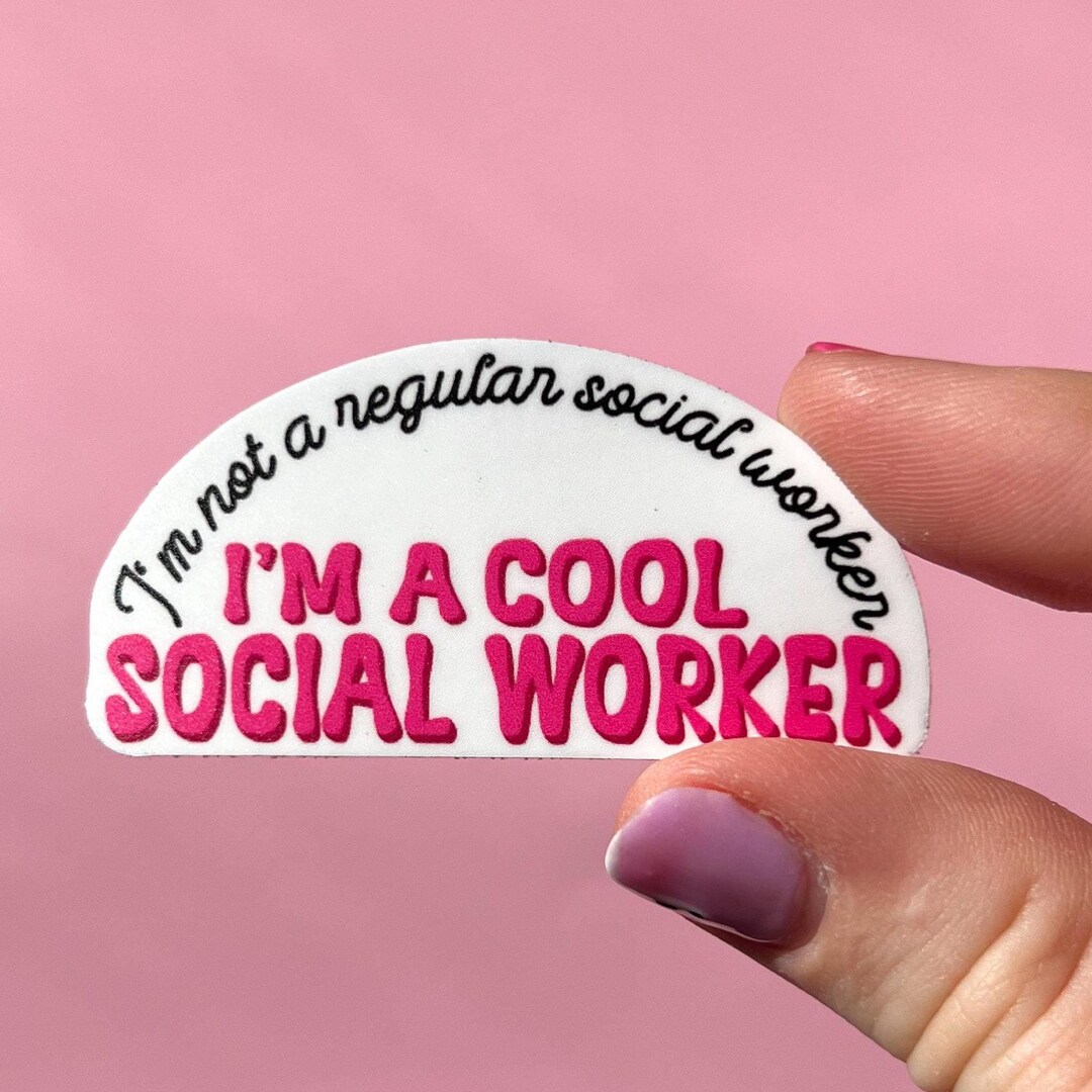 I’m Not a Regular Social Worker Sticker, Therapy Sticker, Mental Health ...