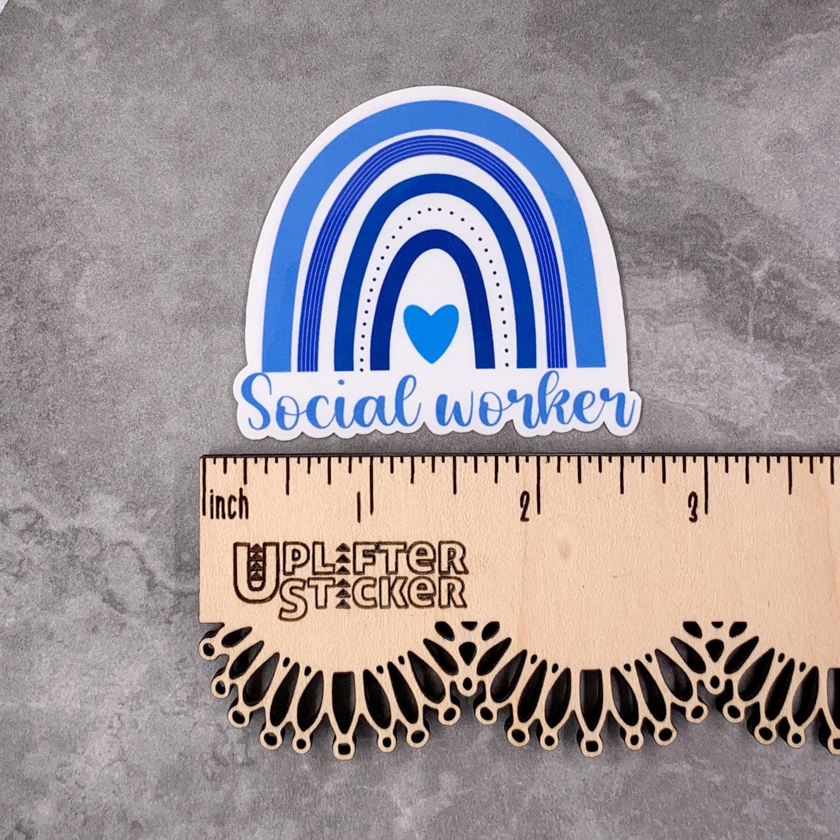 Social Worker Sticker Social Worker Rainbow Therapy Sticker | Etsy