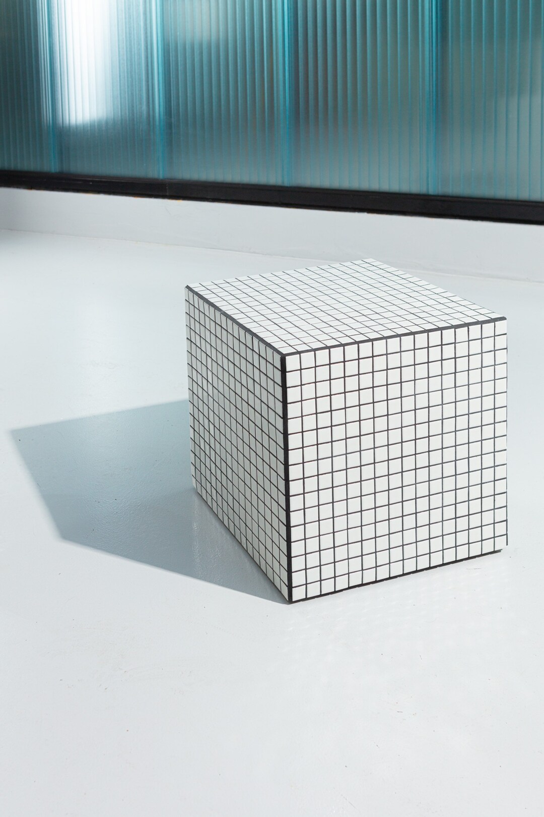 Tiled Cube Side Table - Etsy