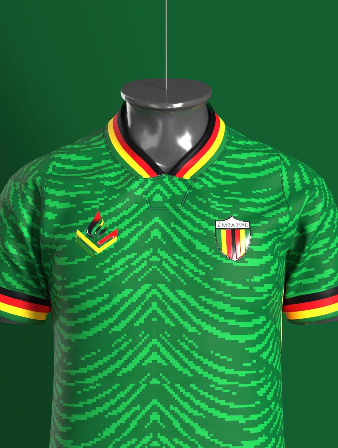 Zimbabwe Soccer (football) Green Fan Jersey- Irie Vibes - Etsy