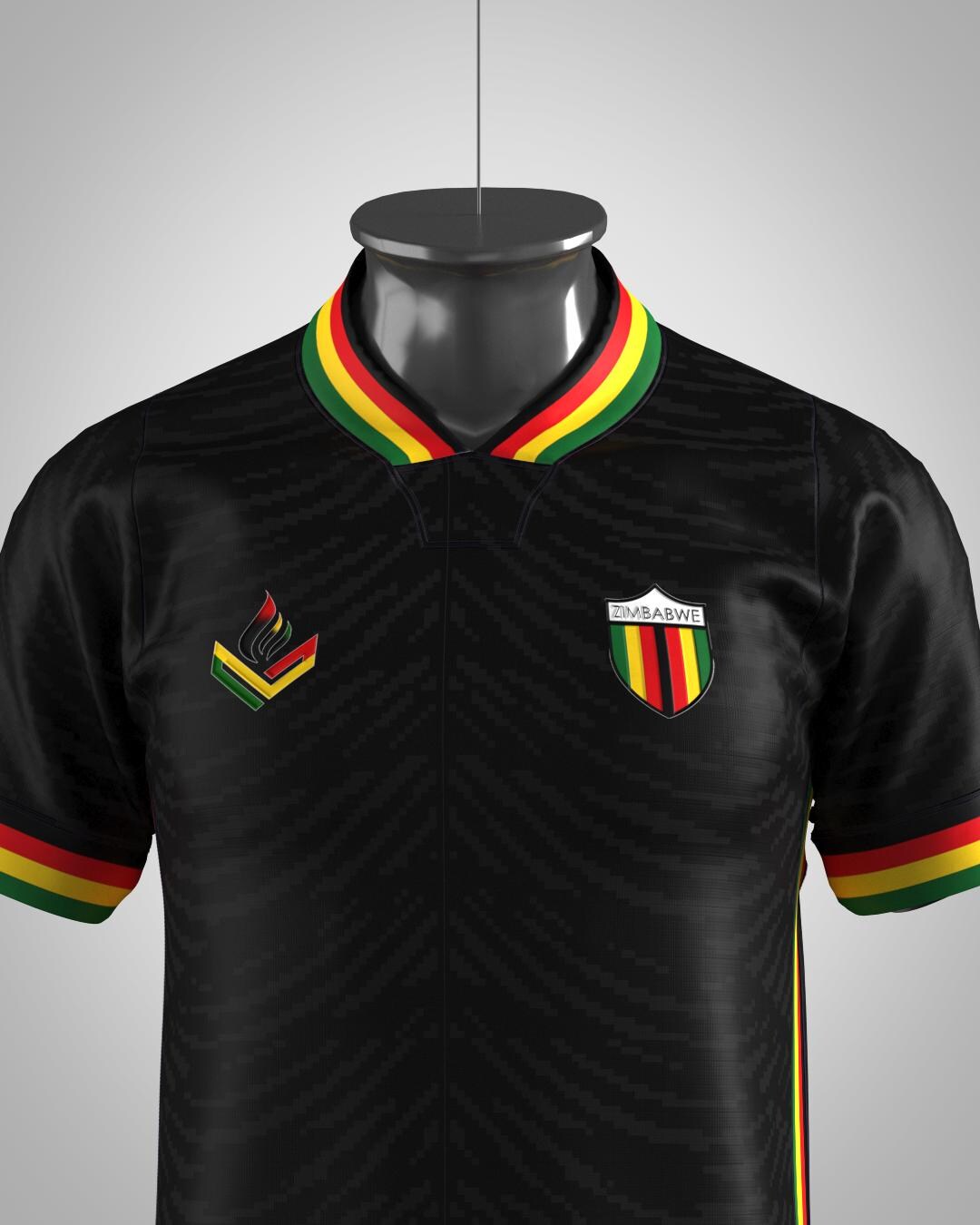 Zimbabwe Soccer (football) Retro Black Fan Jersey - Etsy