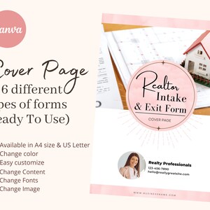 Realtor Client Intake Sheet: Real Estate Client Form (digital Download ...