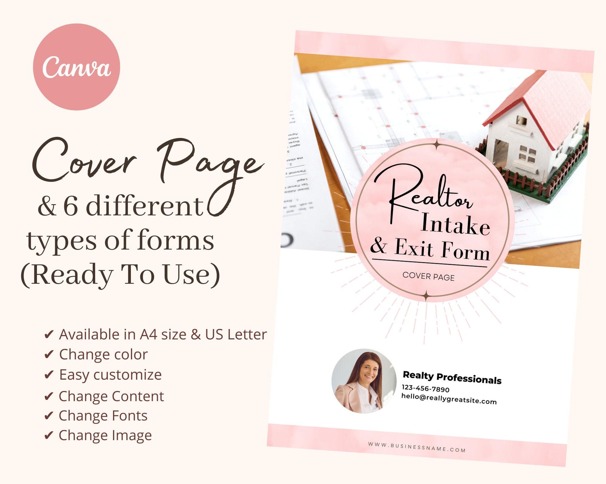 Realtor Client Intake Sheet: Real Estate Client Form (digital Download ...