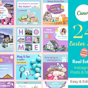Real Estate Happy Easter Day Posts, Real Estate Instagram Post, Real ...