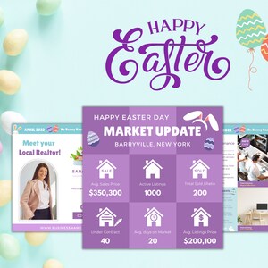 Easter Day Real Estate, Spring Realtor Newsletter, April Newsletter ...