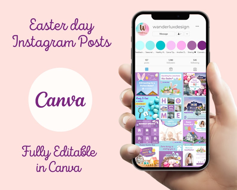 Real Estate Happy Easter Day Posts, Real Estate Instagram Post, Real ...