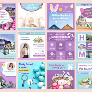 Real Estate Happy Easter Day Posts, Real Estate Instagram Post, Real ...