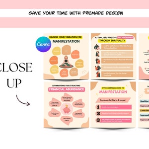 30 Life Coach Spiritual Infographic Instagram Canva Templates, Law of ...