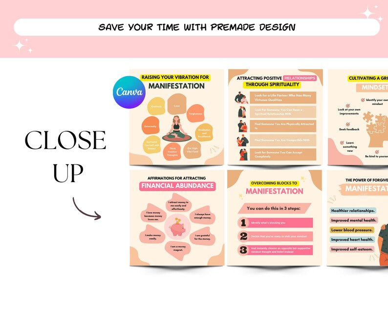 30 Life Coach Spiritual Infographic Instagram Canva (Download Now) - Etsy