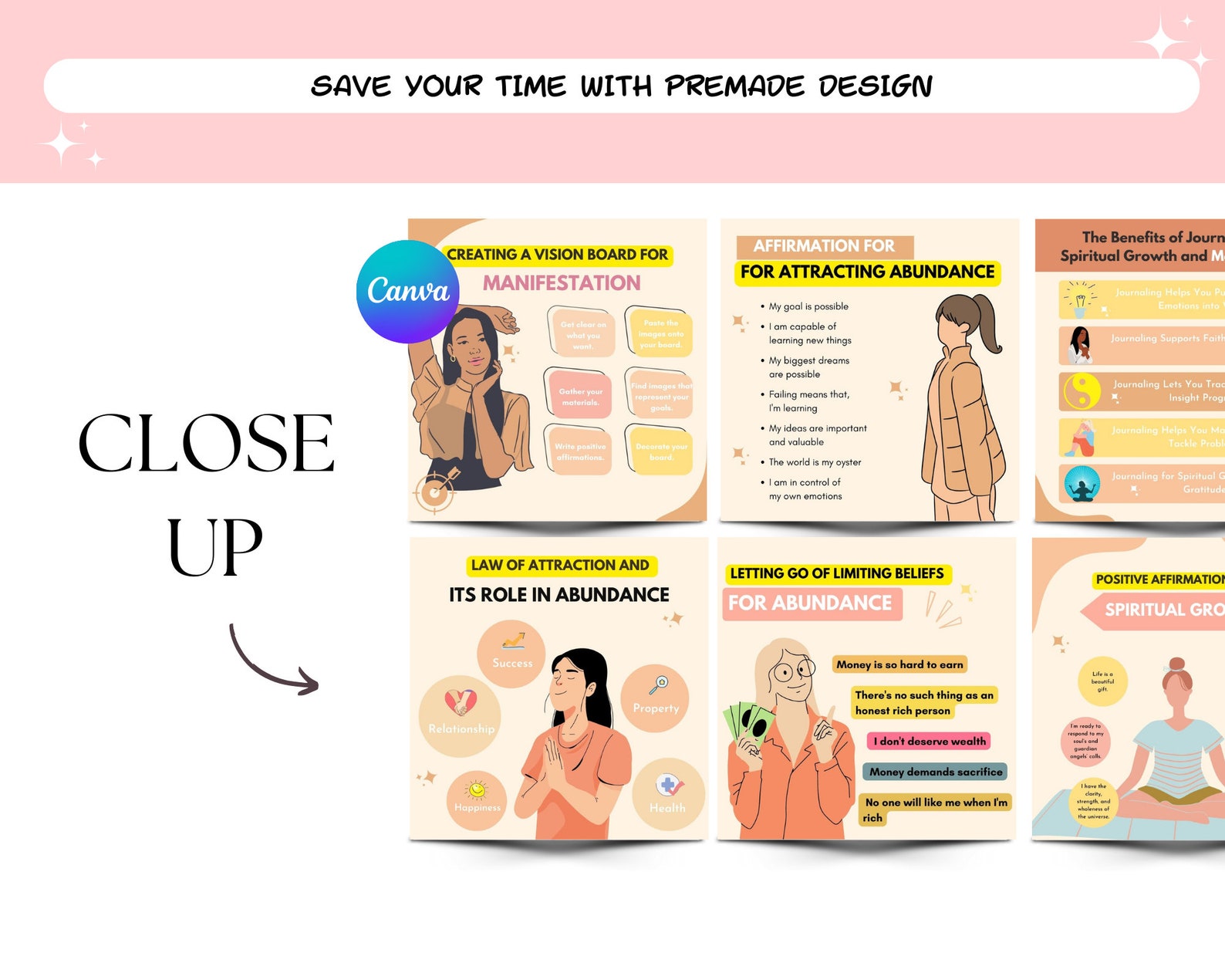 30 Life Coach Spiritual Infographic Instagram Canva (Download Now) - Etsy