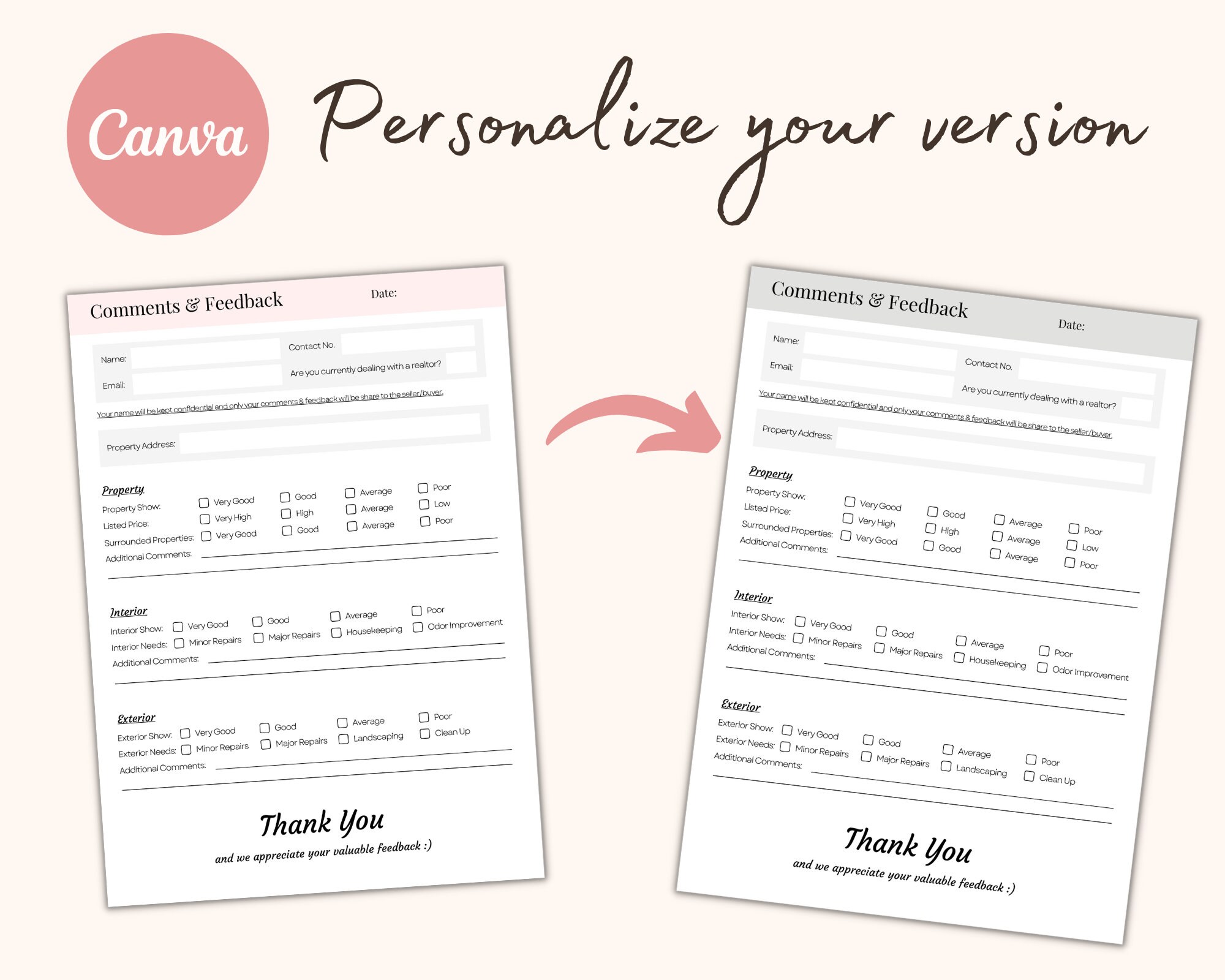 Realtor Client Intake Sheet: Real Estate Client Form (digital Download ...