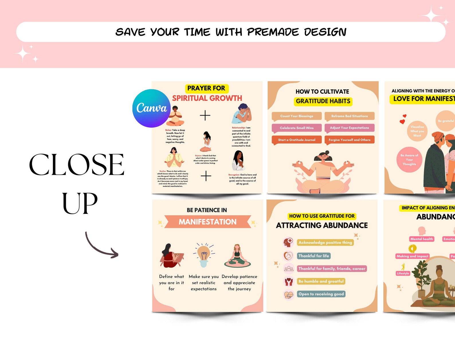 30 Life Coach Spiritual Infographic Instagram Canva (Download Now) - Etsy