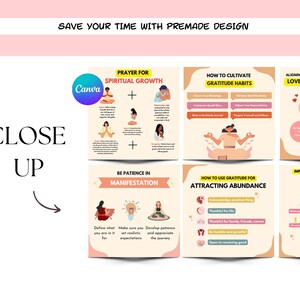30 Life Coach Spiritual Infographic Instagram Canva Templates, Law of ...