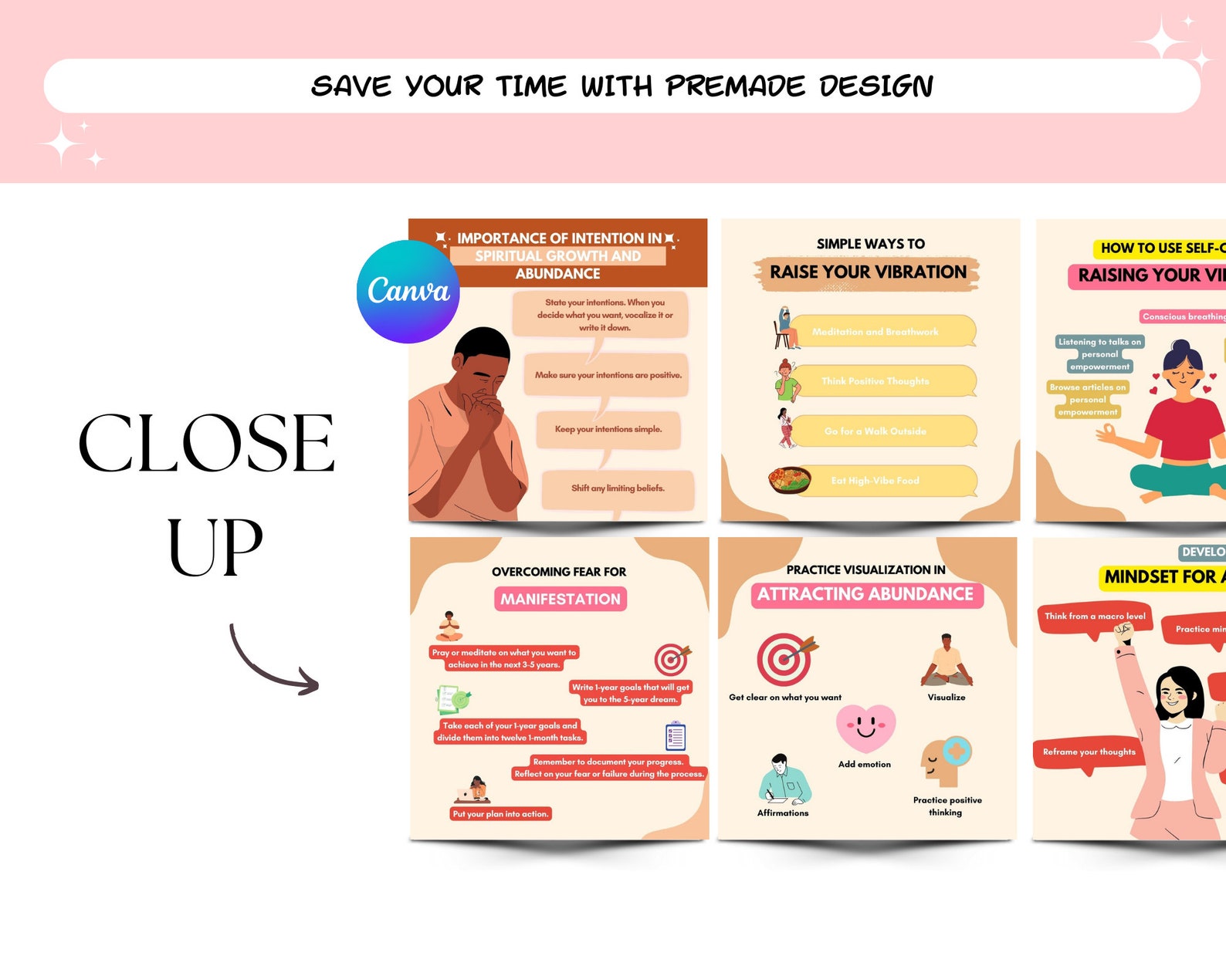 30 Life Coach Spiritual Infographic Instagram Canva (Download Now) - Etsy