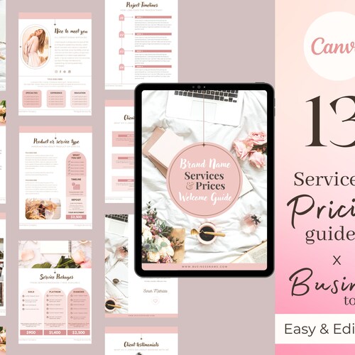 Client Welcome Packet Template new Client Service Guide - Etsy