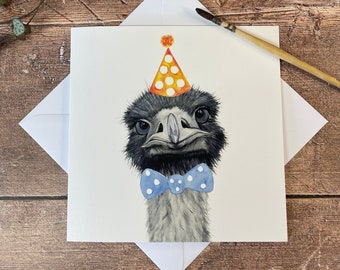 Emu Birthday Card | Emu Card | Emu - Etsy