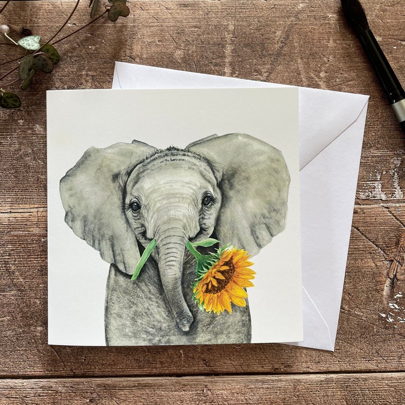Elephant Cards - Etsy