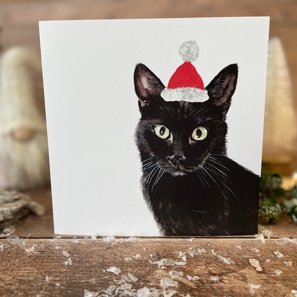 Cat Christmas Cards - Etsy UK