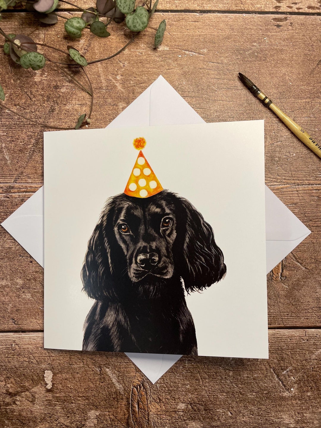 Cocker Spaniel Birthday Card - Etsy