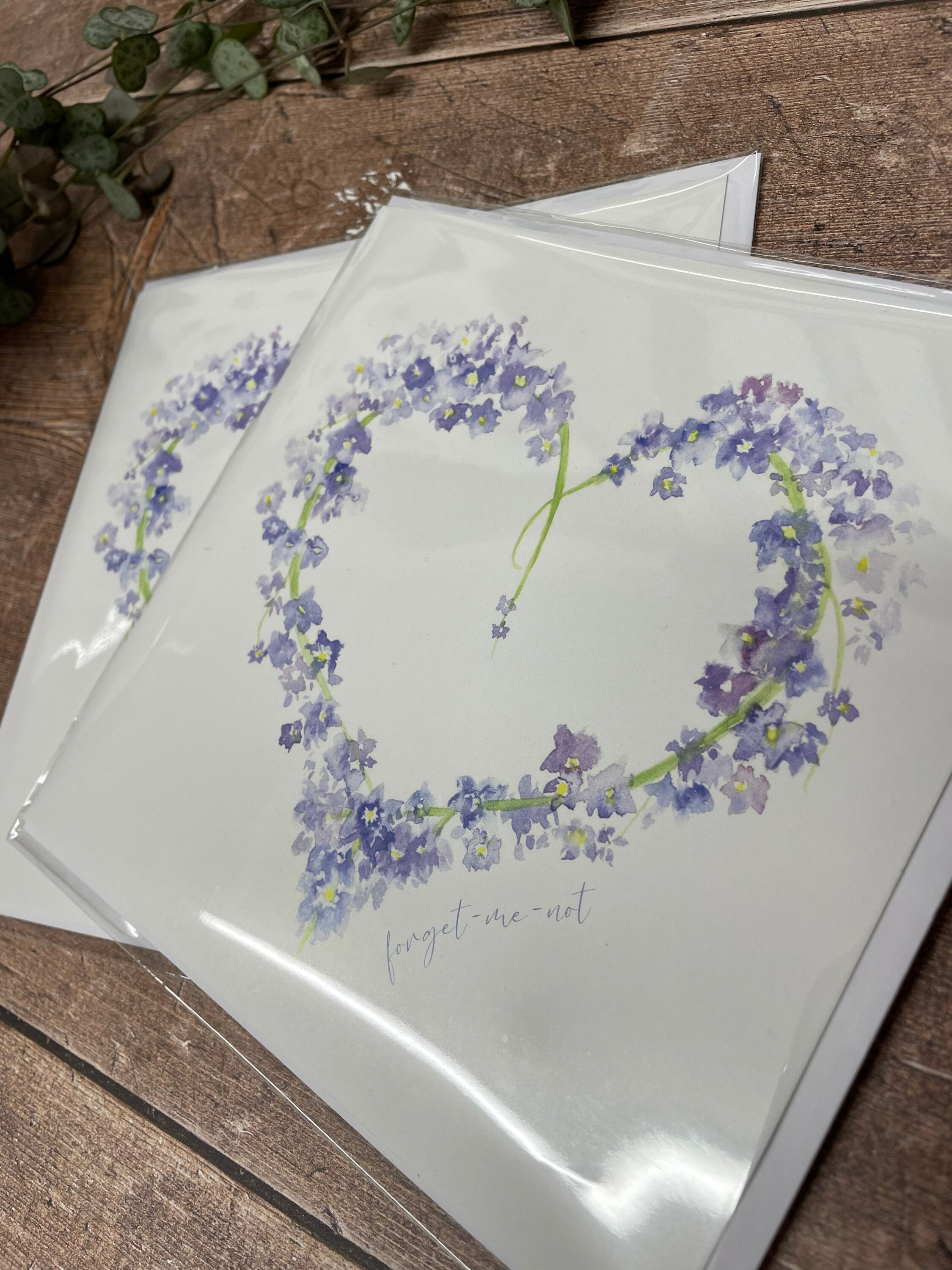 Forget Me Not Condolence Card | Sympathy Card - Etsy