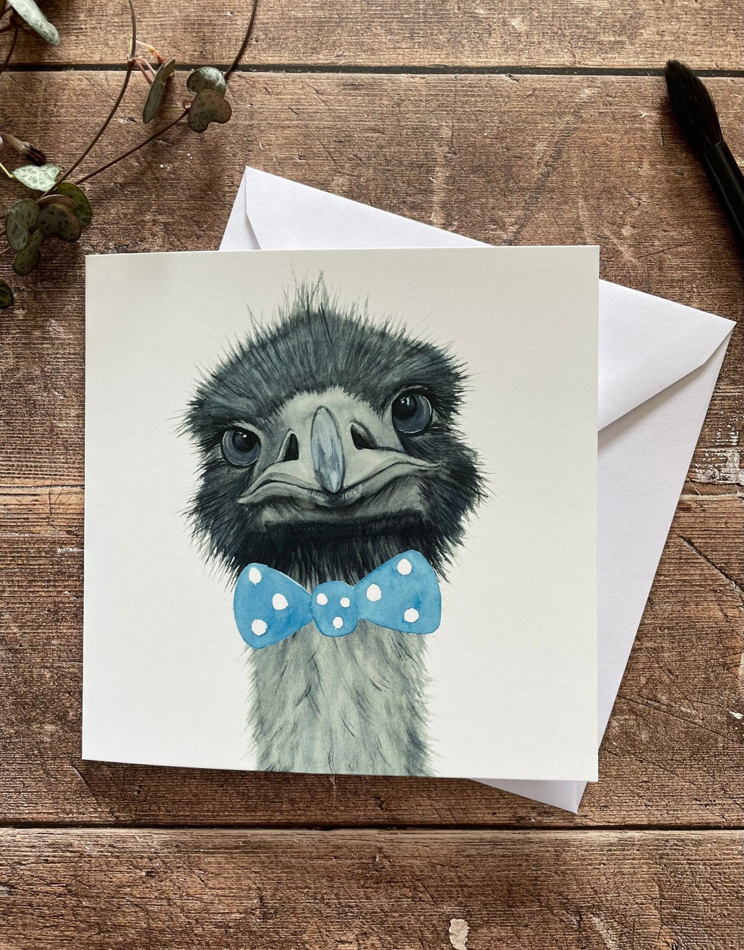 Emu Card | Emu Good Luck Card | Emu Thank You Card | Emu Fathers Day ...