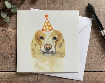 Black Cocker Spaniel Greeting Birthday Card - Etsy