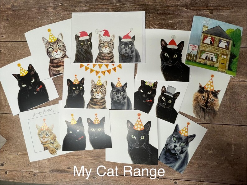 New Home Card | Cat New Home - Etsy