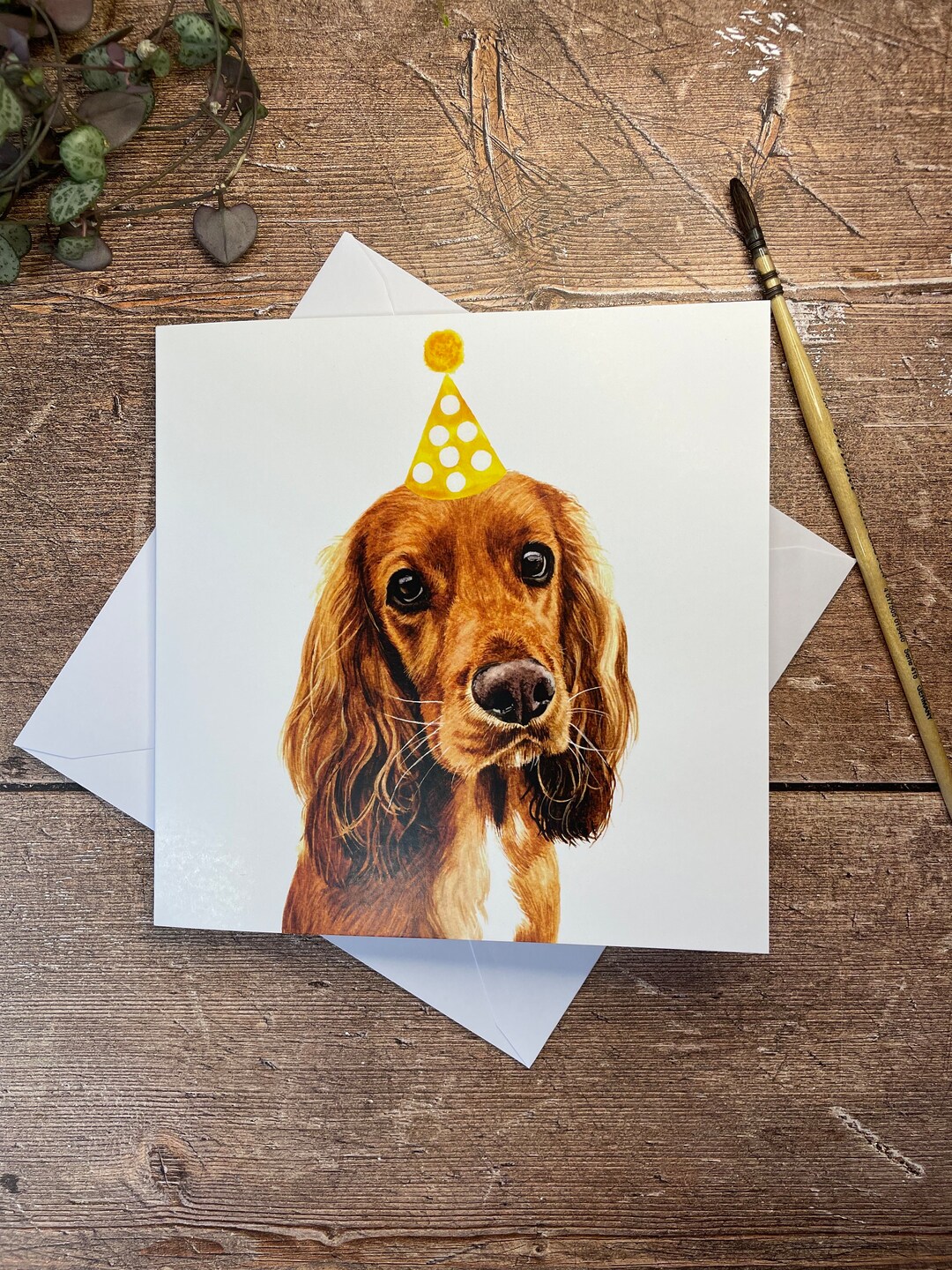 Cocker Spaniel Birthday Card - Etsy