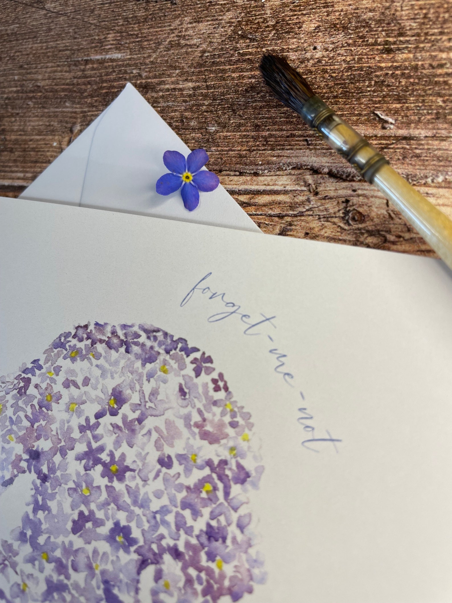 Forget Me Not Dog Condolence Card | Pet Sympathy Card - Etsy