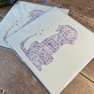 Forget Me Not Dog Condolence Card | Pet Sympathy Card - Etsy
