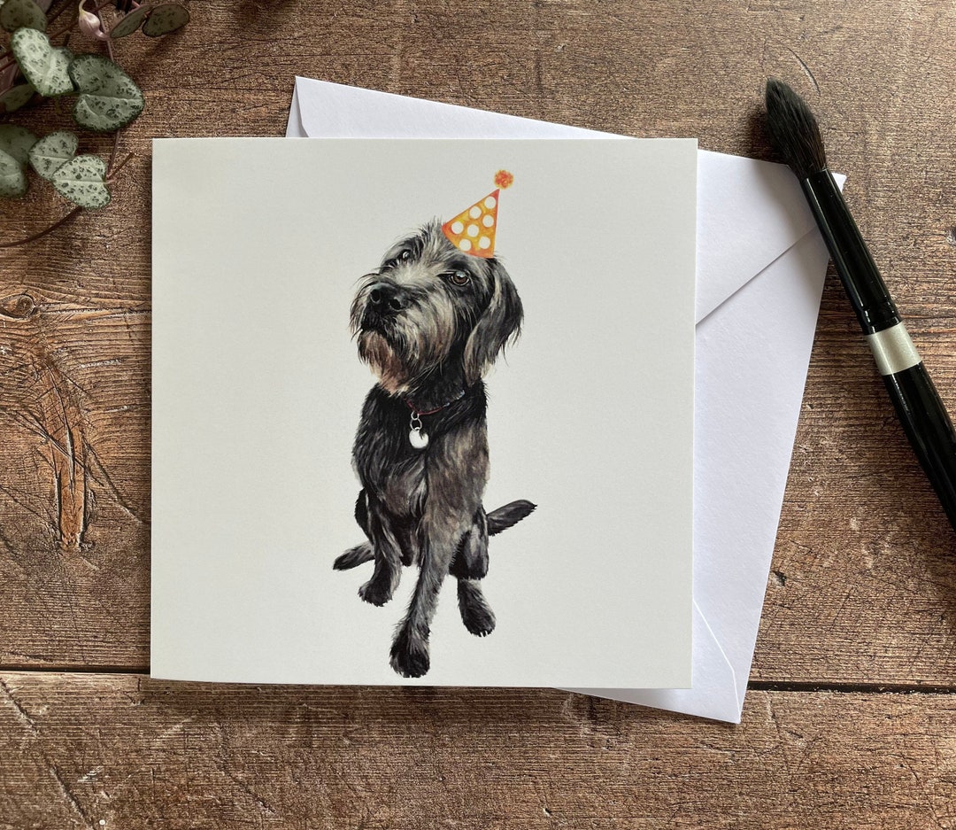 Labradoodle Birthday Card - Etsy