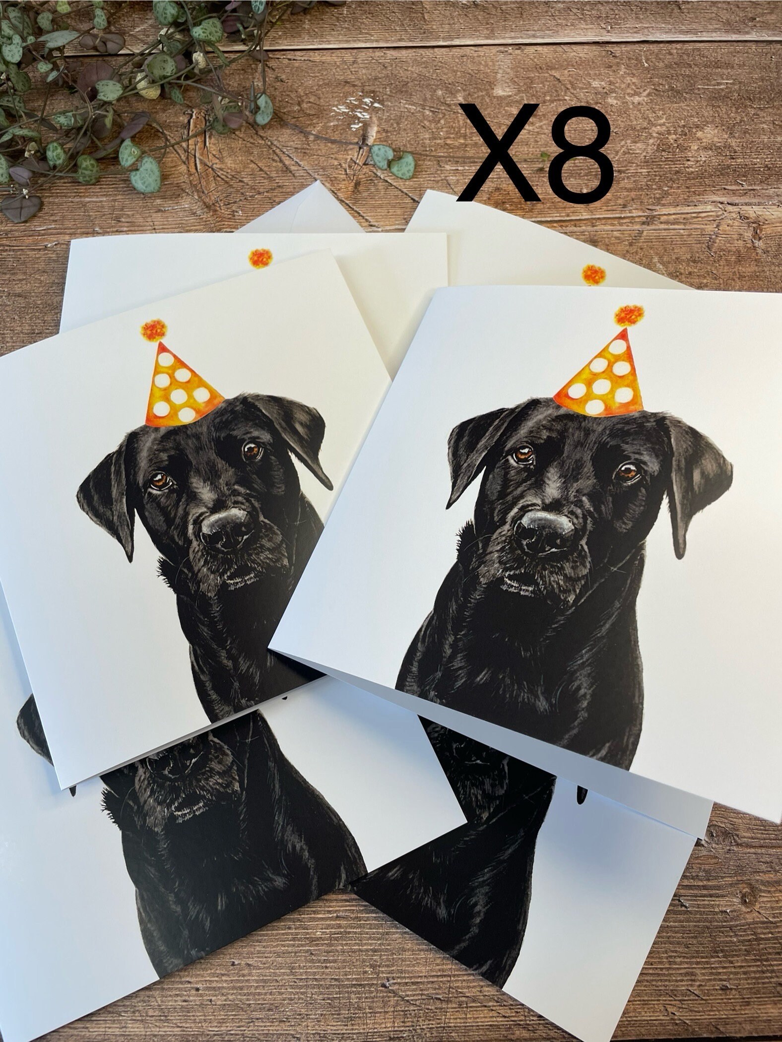 Black Labrador Birthday Card - Etsy