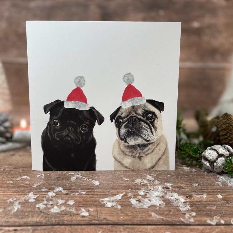 Pug Christmas - Etsy