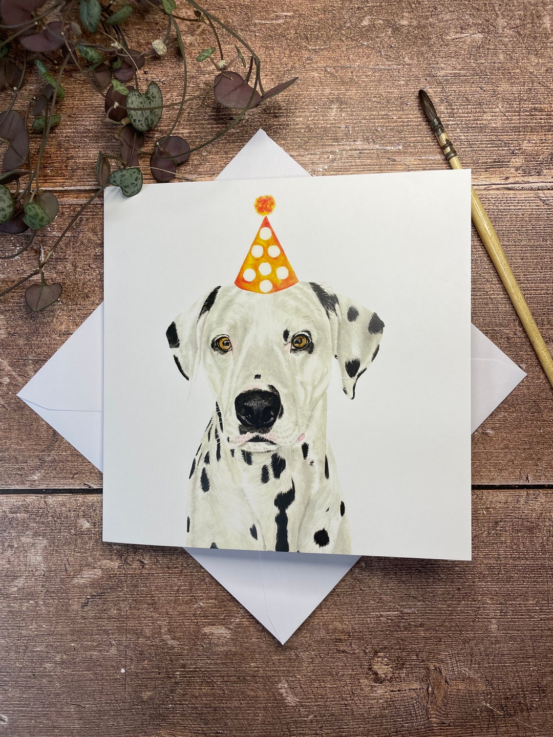 Dalmatian Birthday Card - Etsy