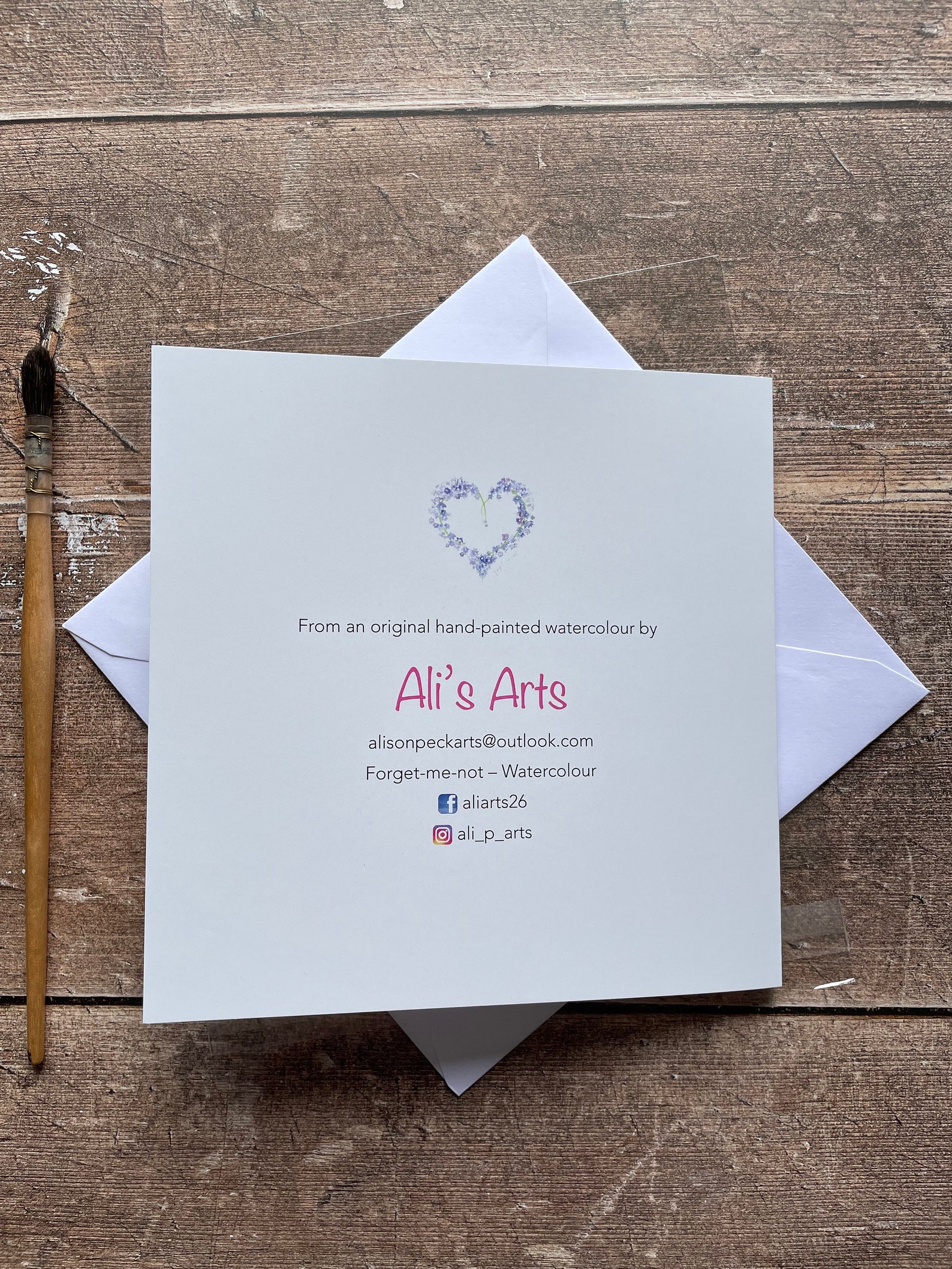 Forget Me Not Condolence Card | Sympathy Card - Etsy