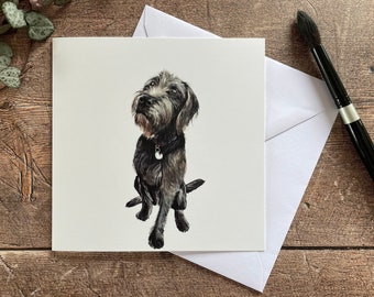 Labradoodle Thank You Card - Etsy